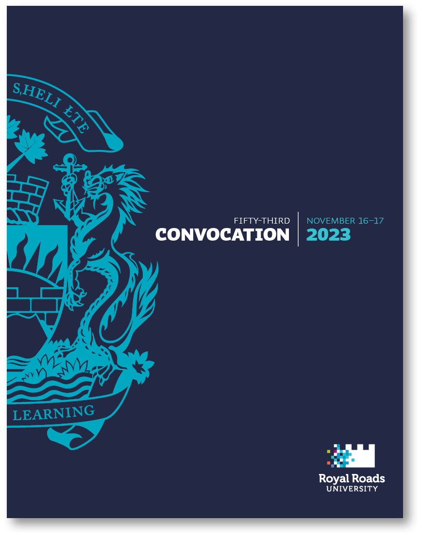 Fall Convocation program | Royal Roads University