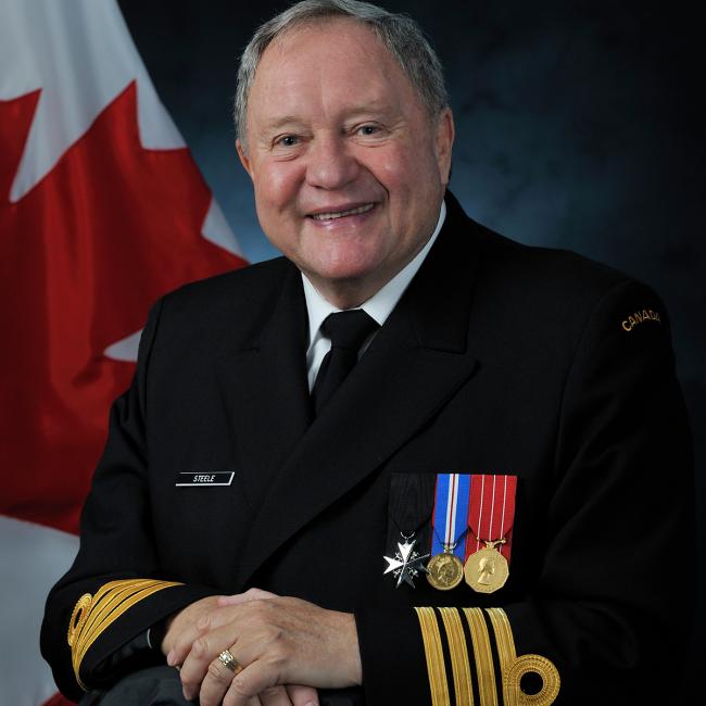 Honorary Captain (Ret'd) Cedric Steele, MSM, CD | Royal Roads University